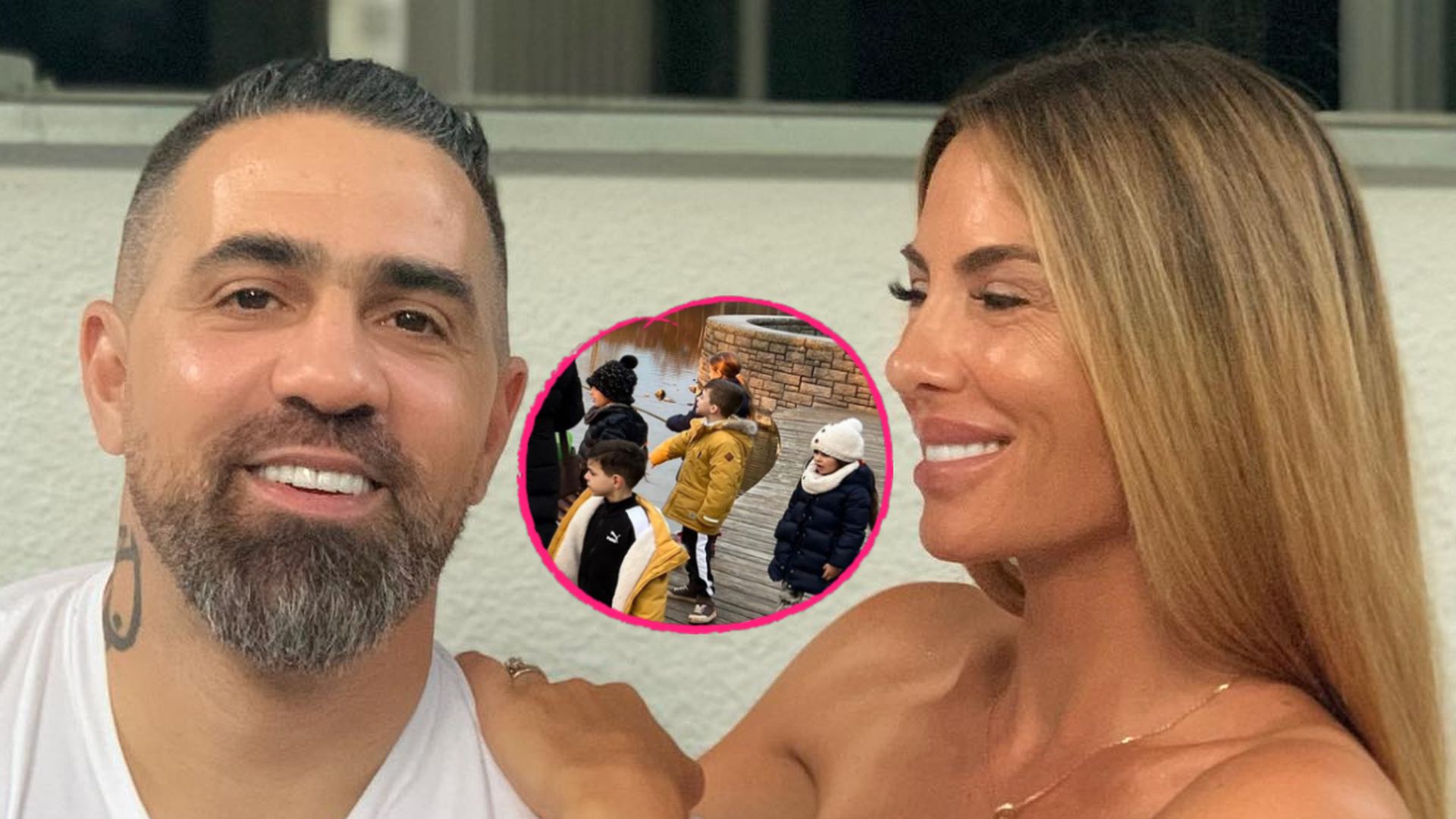 Mit den Kids: Bushido und Anna-Maria machen Ausflug zum See