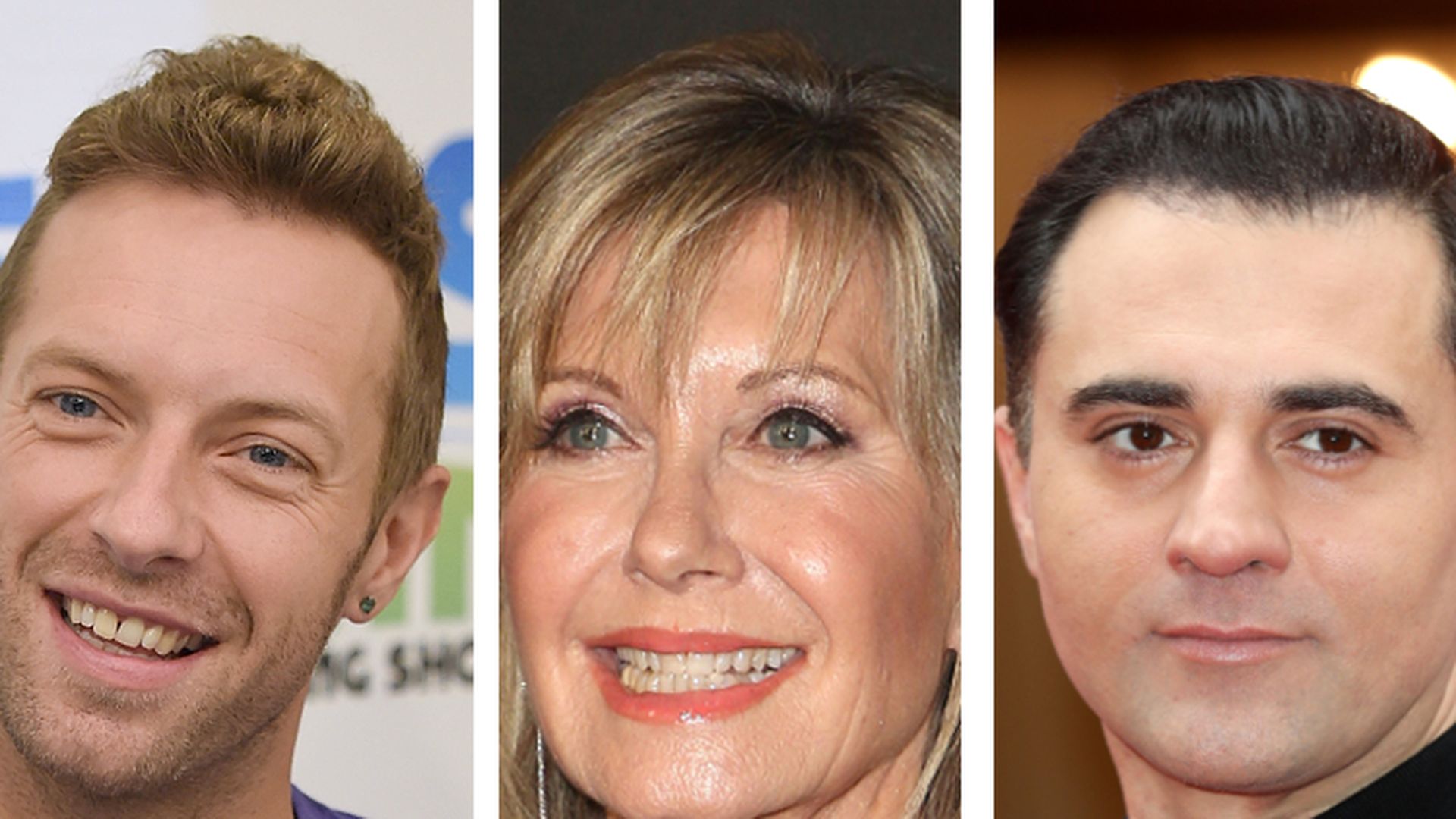 Coldplay zollt Olivia Newton-John und Darius Danesh Tribut