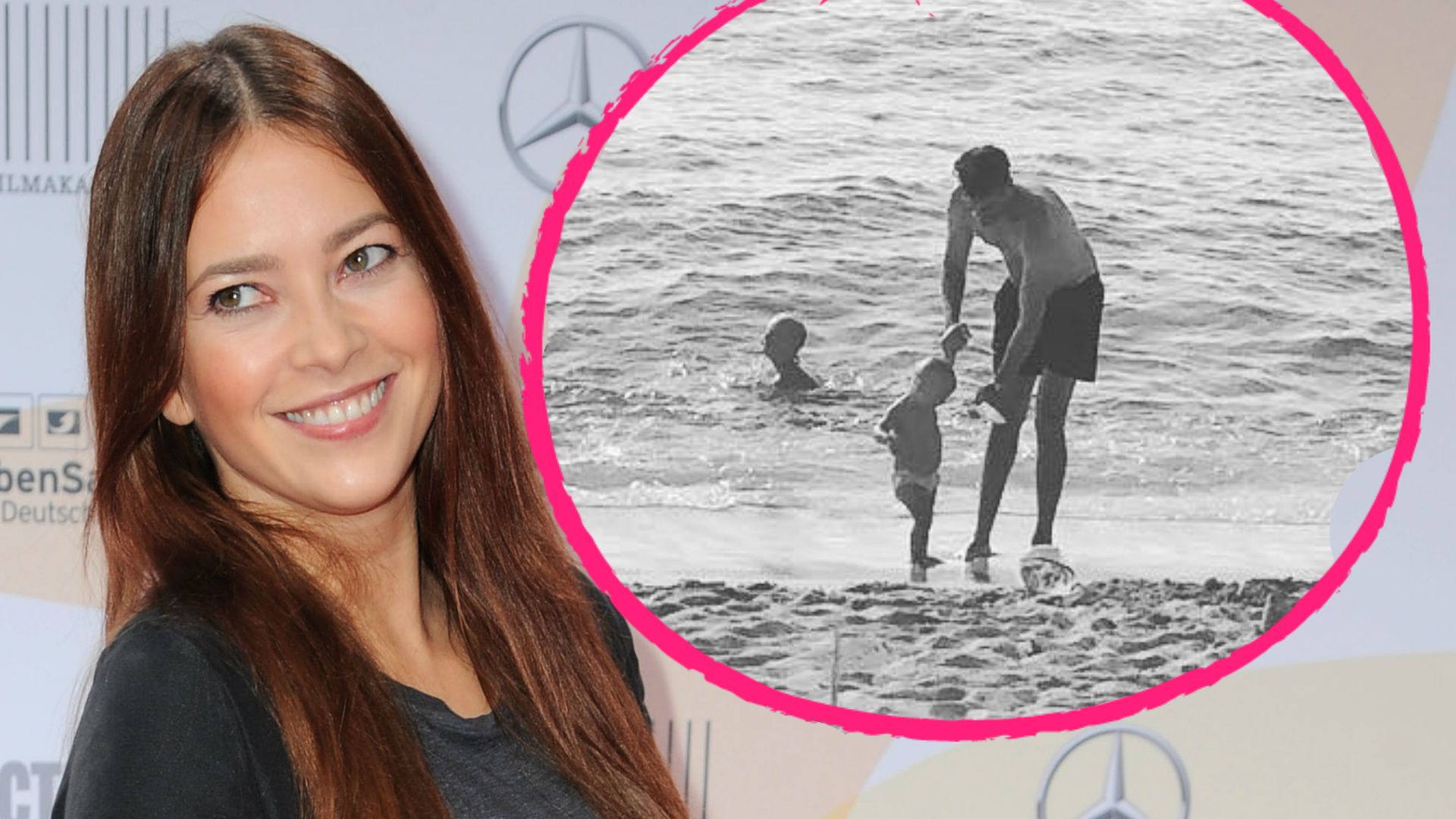 Laura Osswald: Seltener Schnappschuss ihrer kleinen Familie ...