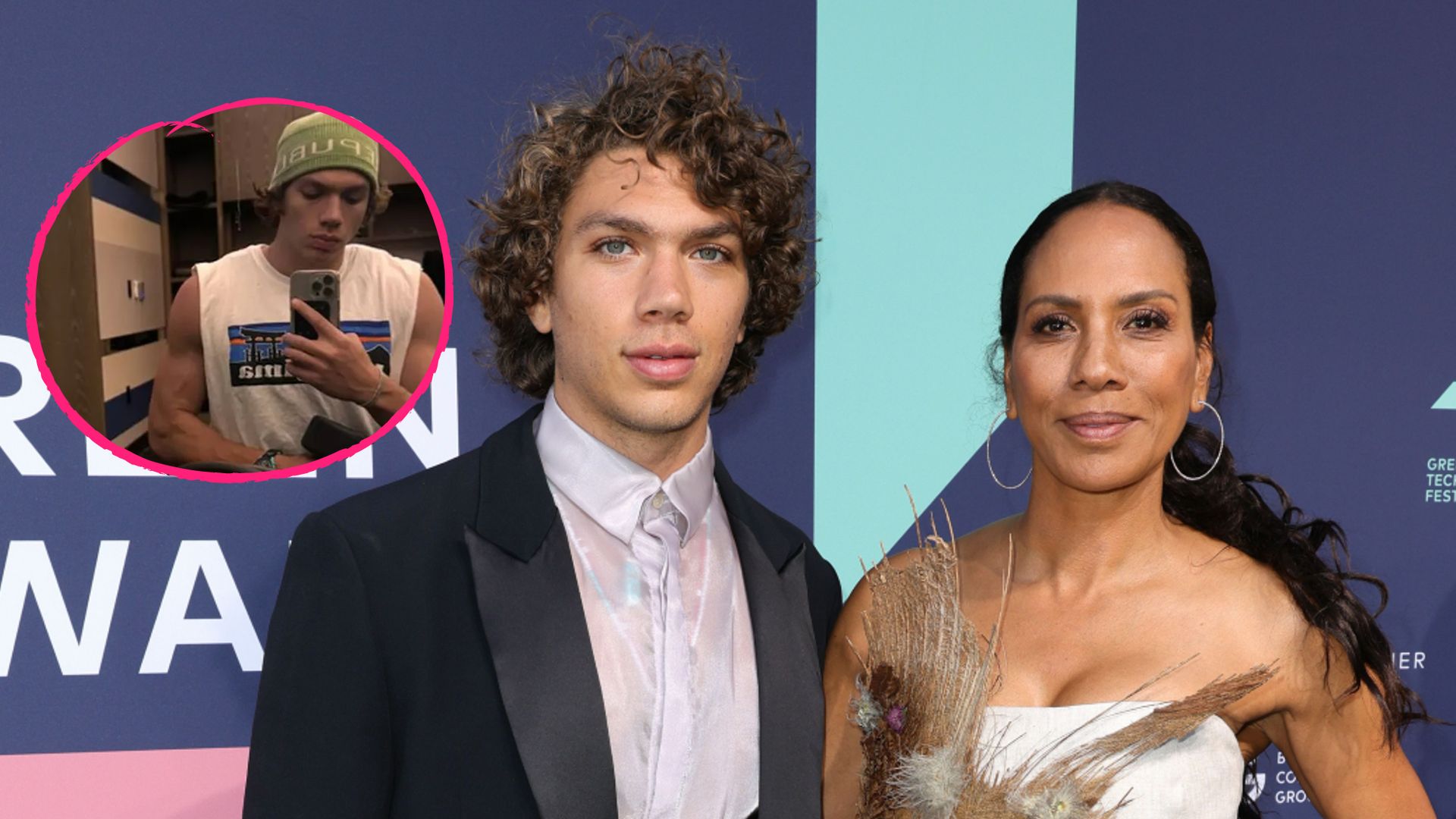 Barbara Beckers Sohn Elias ist zum Muskelprotz geworden