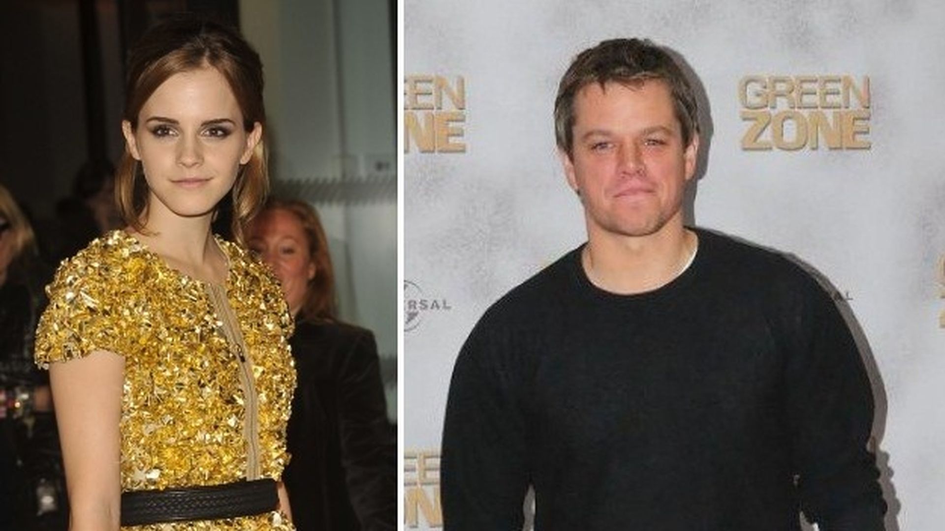 Emma Watson stand früher auf Matt Damon | Promiflash.de