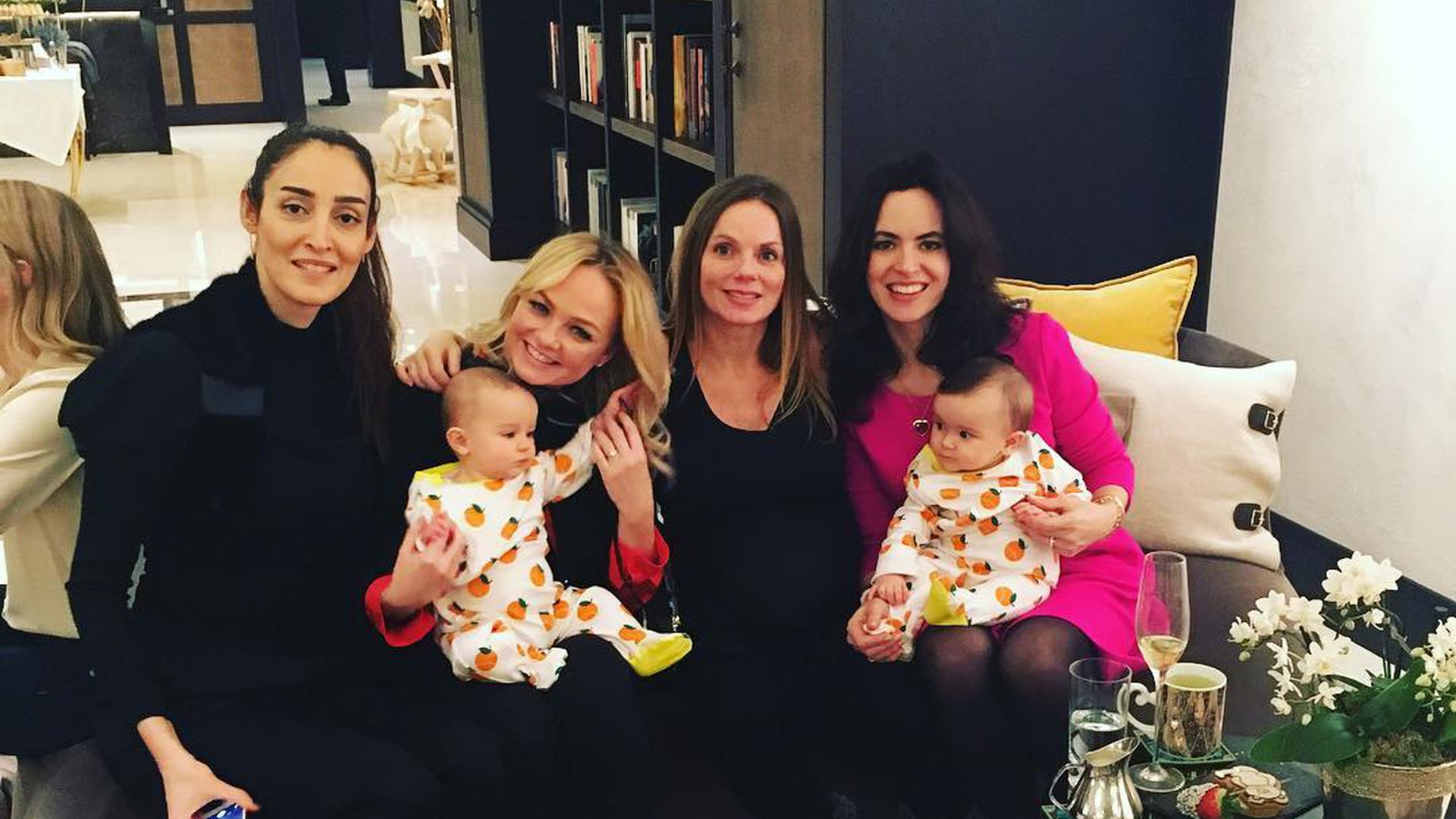 Mini-"Spice Girls"-Reunion! Geri Halliwell feiert Baby-Party ...