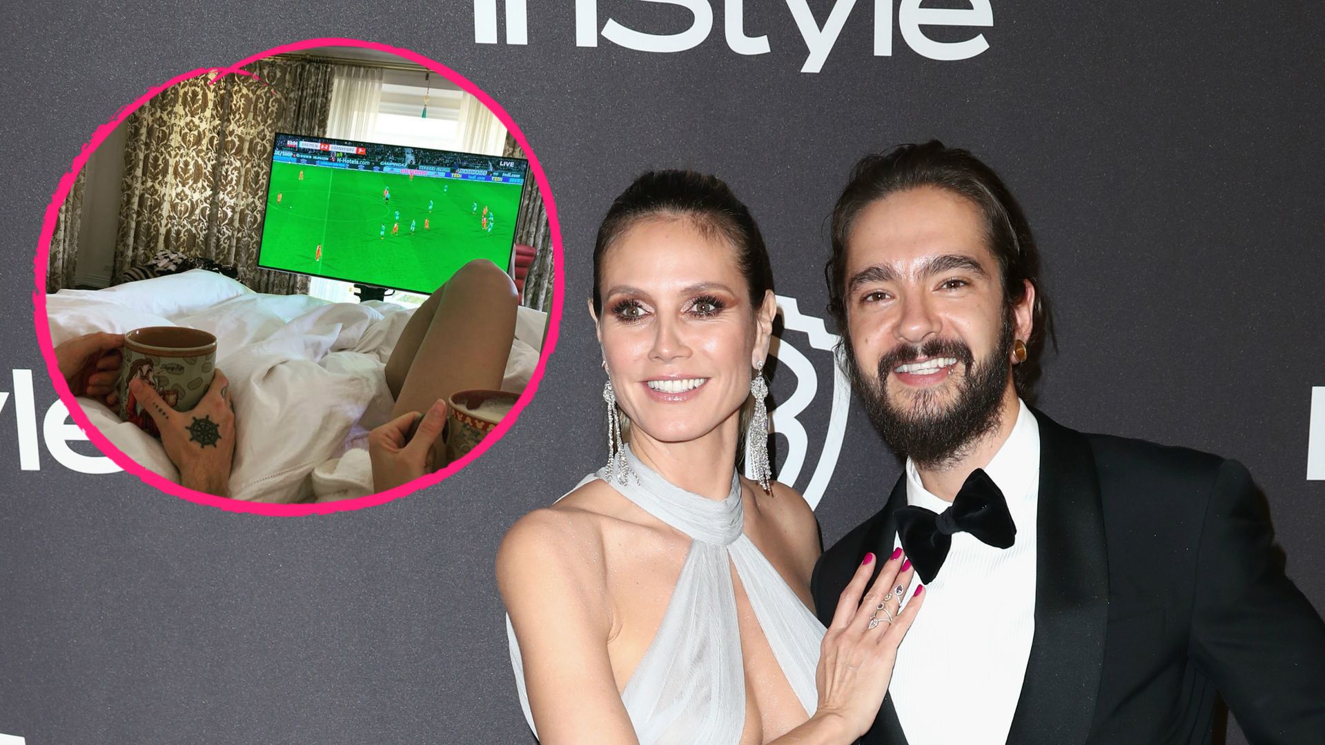 Entspannt im Bett: So schauen Heidi & Tom die Bundesliga! | Promiflash.de