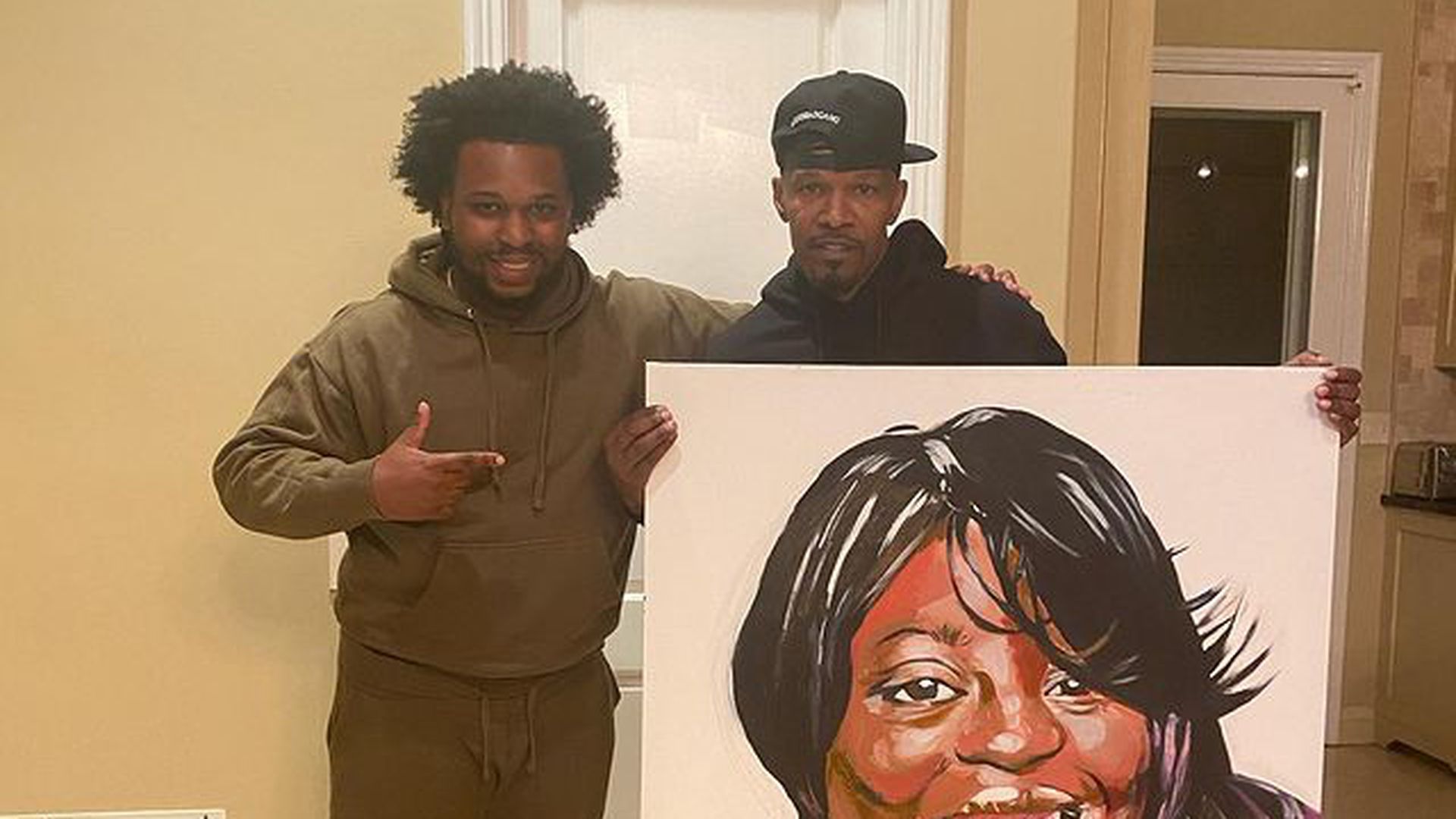 Jamie Foxx bekommt Bild der verstorbenen Schwester geschenkt