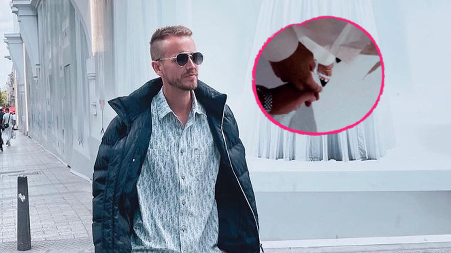 Wie süß! Julian Claßen und seine Tanja halten Händchen