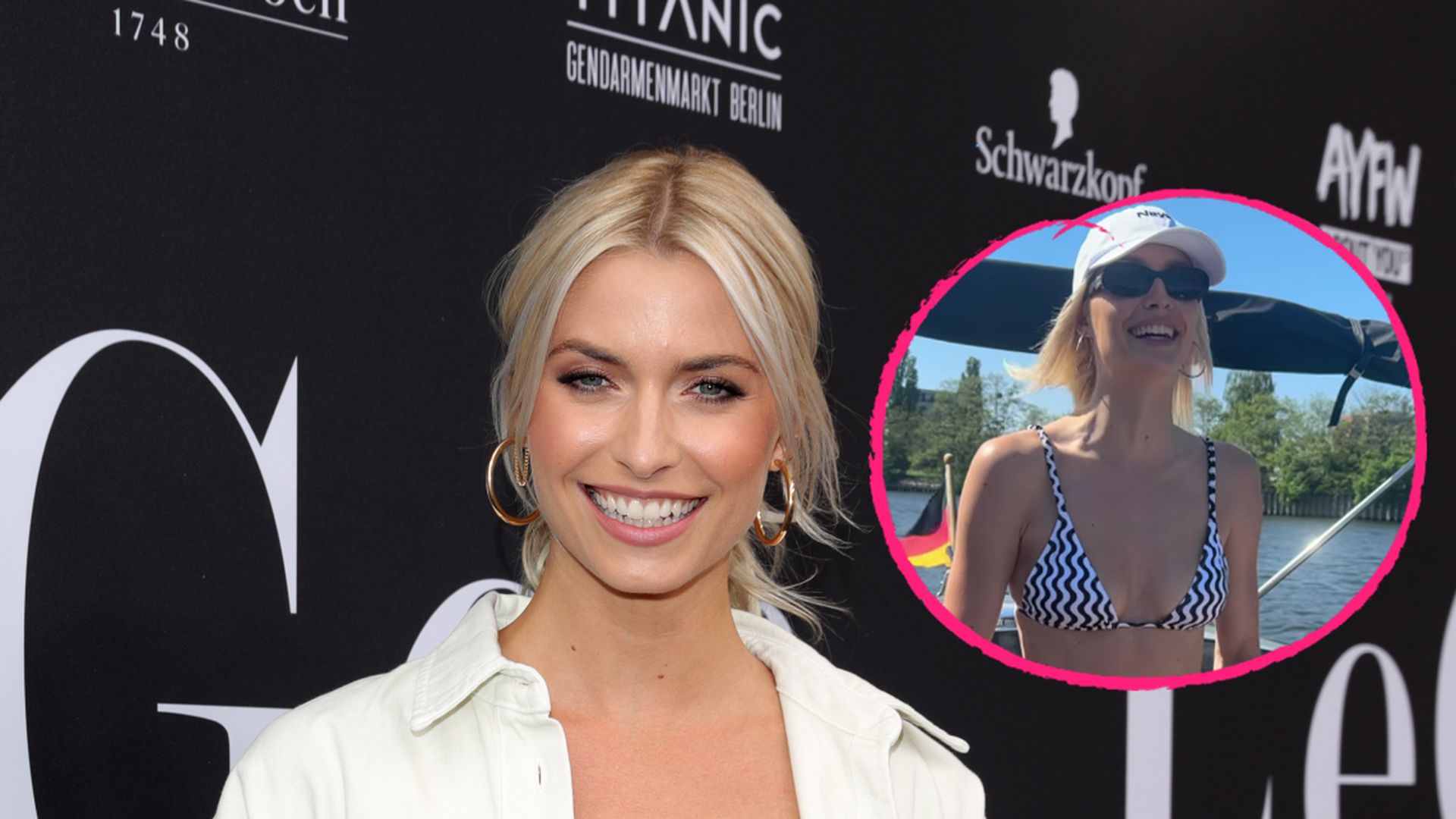 Bootsausflug: Lena Gercke schippert im Bikini übers Wasser!