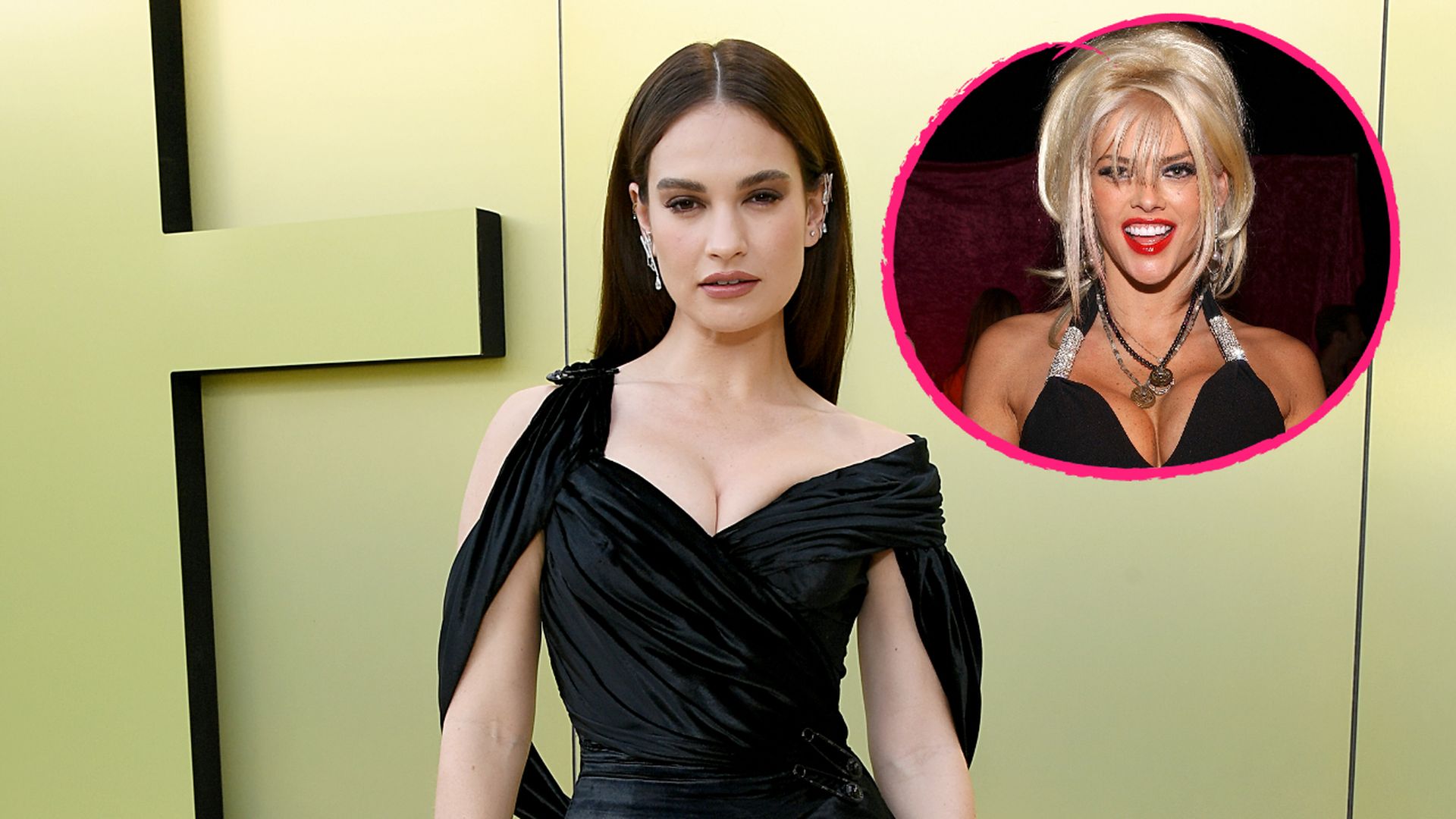 Spielt Lily James Anna Nicole Smith (†39) in Buchverfilmung?