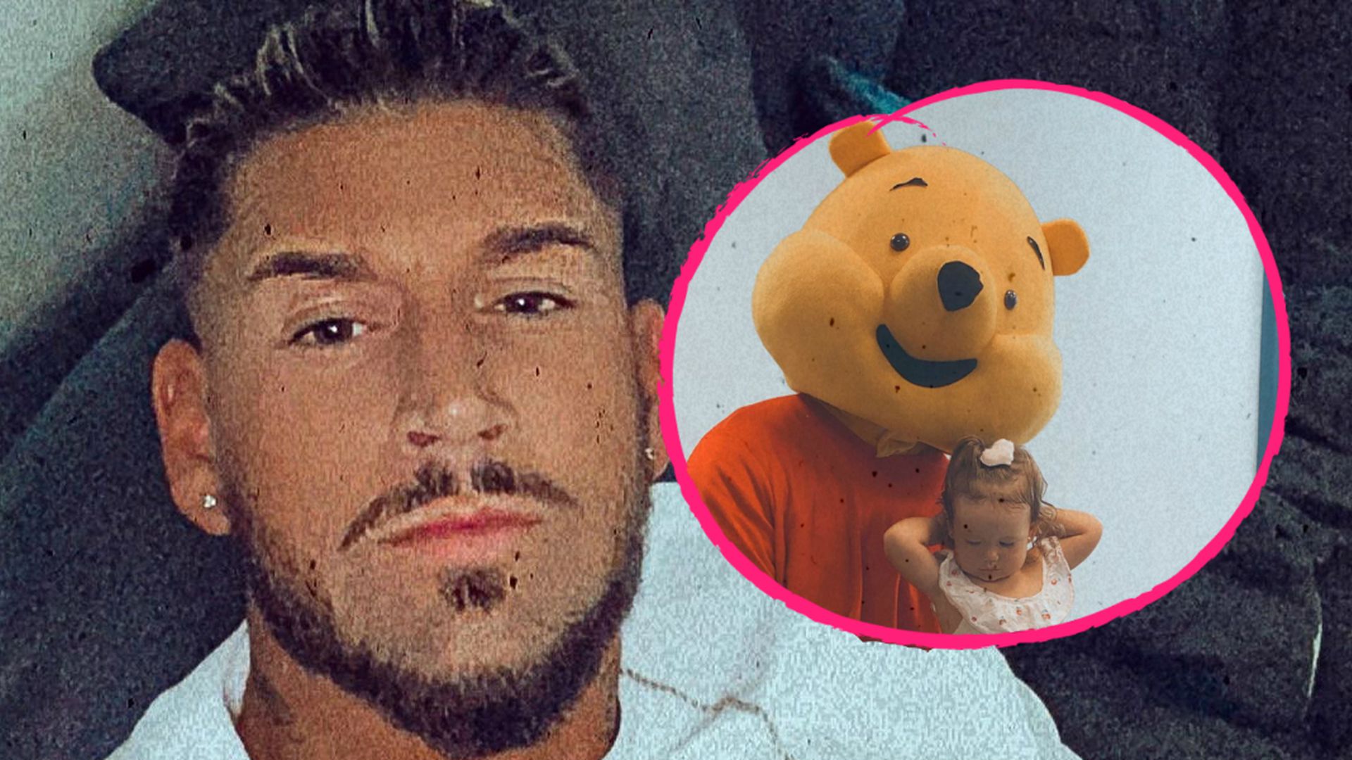 Papa-Liebe: Mike Heiter verkleidet sich für Aylen als Pu-Bär