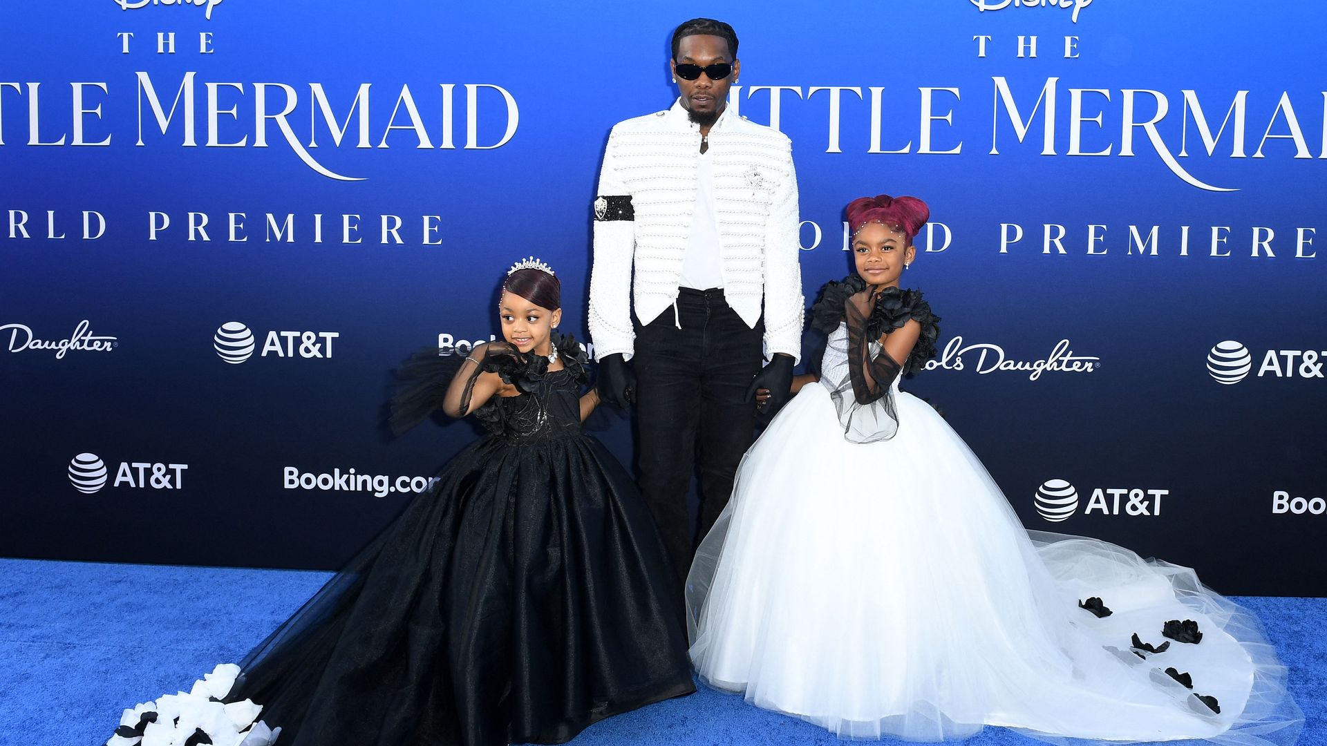 Zum ersten Mal: Rapper Offset mit Töchtern auf Red Carpet