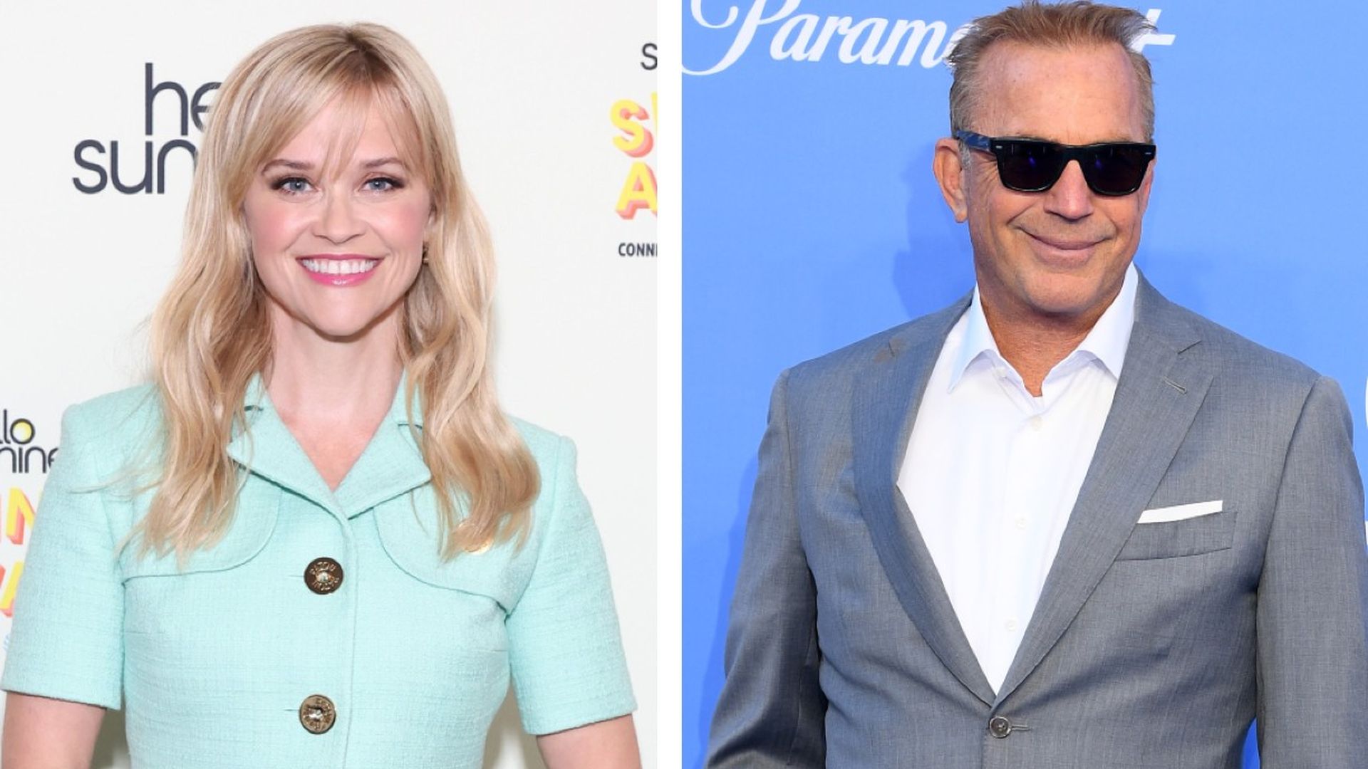 Das läuft also zwischen Reese Witherspoon und Kevin Costner!