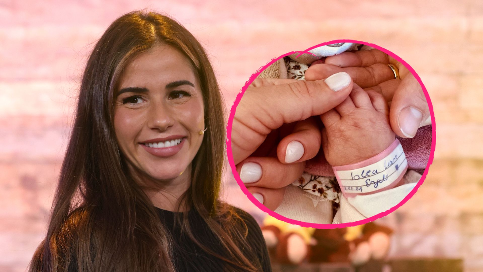 Name verraten: Sarah Engels' Töchterchen ist auf der Welt! | Promiflash