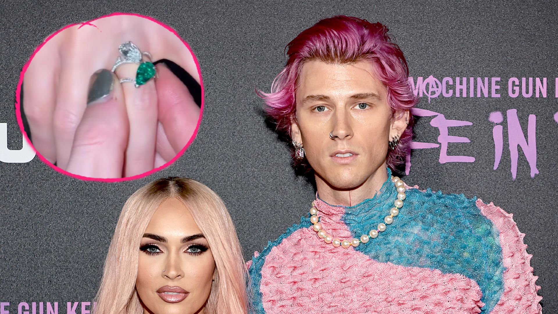 Zum Jahrestag: MGK steckt Megan Fox Verlobungsring an Finger